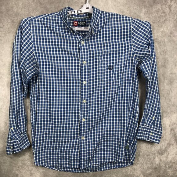 Chaps | Shirts | Chaps Ralph Lauren Button Down Shirt Mens Large Blue ...